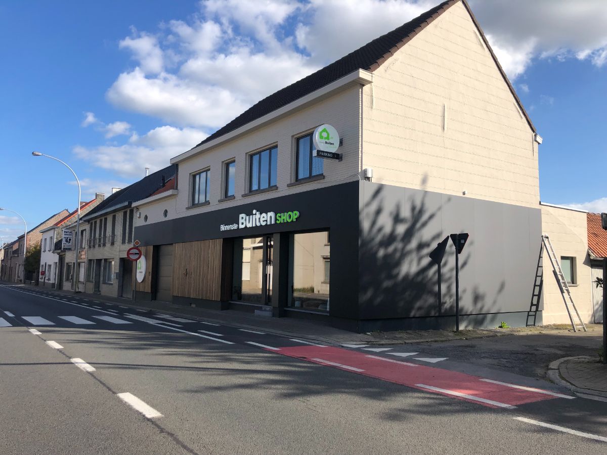 Realisatie Alucobond Herzele - Bouwmaterialen Modde - Heule, Oostkamp, Merelbeke, Aalst, Doornik ...